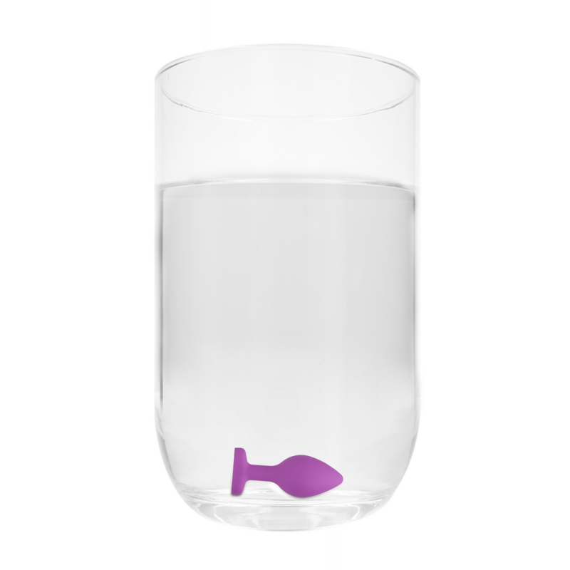 Plug Bijou Anal silicone Heart Violet 6 x 2.8 cm pas cher sur La Bo...